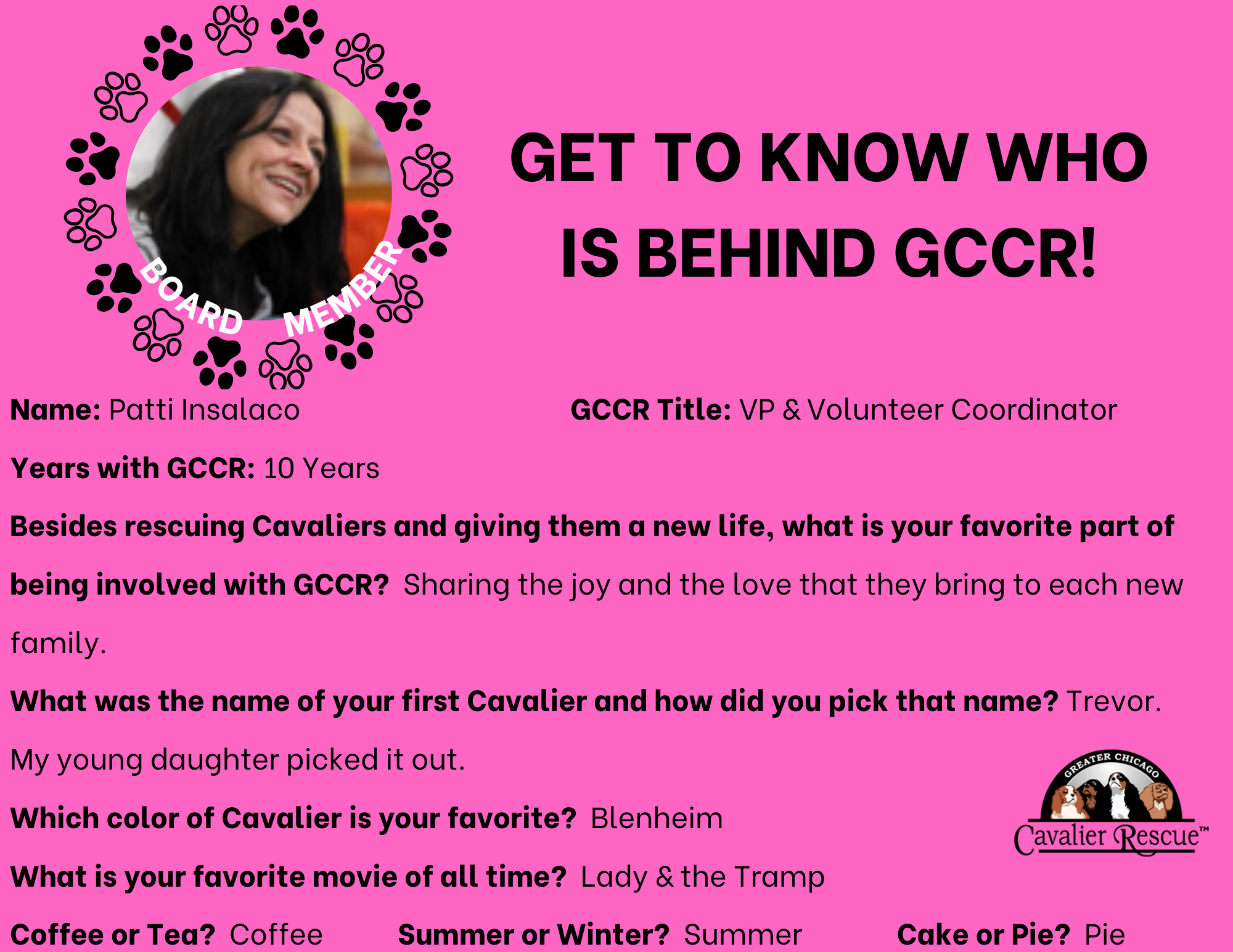 Contact Us | Greater Chicago Cavalier Rescue